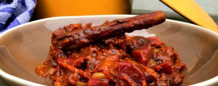 Vegetarische stoofpot recept met bier en seitan - BERTYN