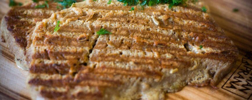 Marinated seitan with fennel seed vegan recipe - BERTYN